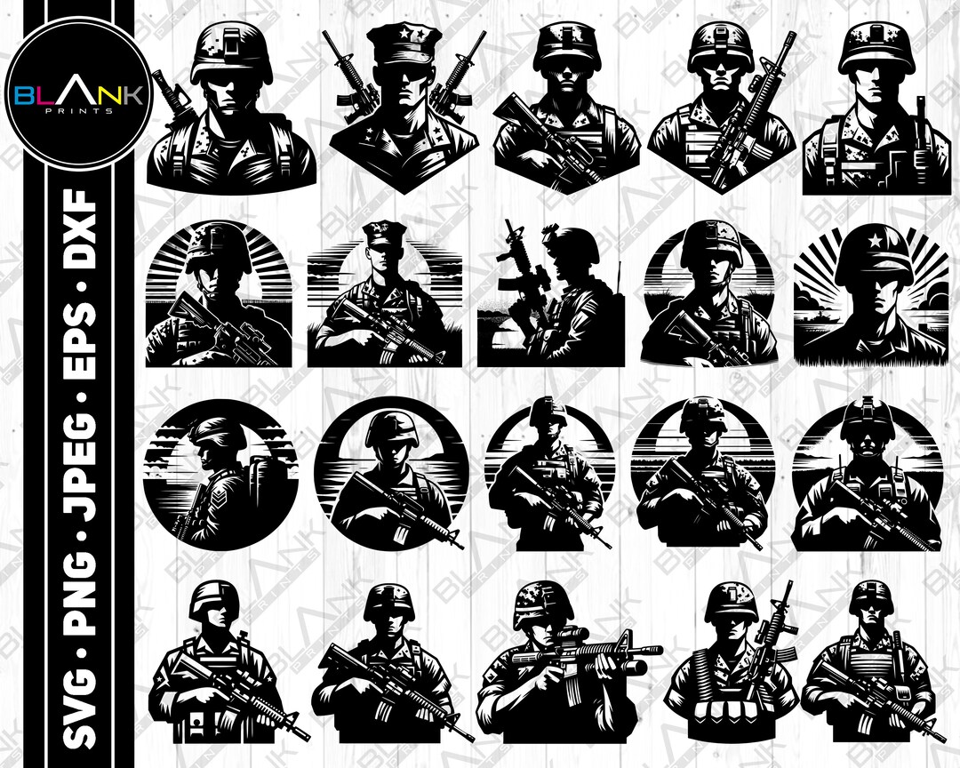 Marines Vector Bundle (svg, Png, Jpg, Eps, Dxf) (digital Download) - Etsy