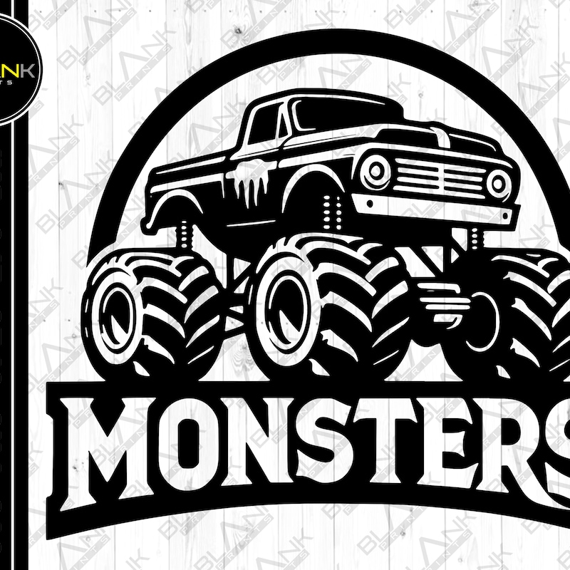 Monster Truck Svg - Etsy
