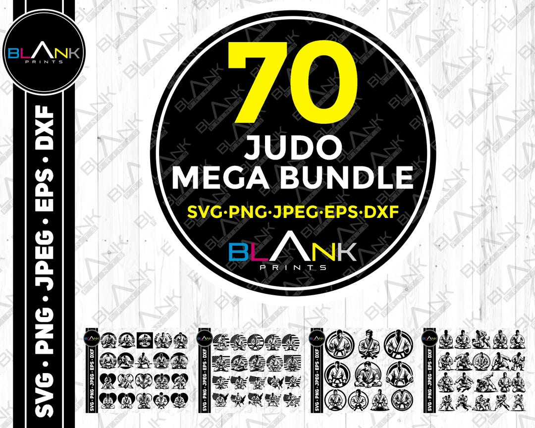 Judo Mega Bundle Svg Png Jpeg Eps Dxf Bundle Silhouette Clipart Cricut ...