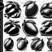 Mango Bundle Svg Png Jpeg Eps Dxf Bundle Silhouette Clipart Cricut ...