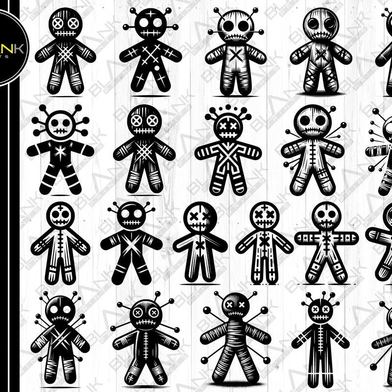 Voodoo Doll Svg - Etsy