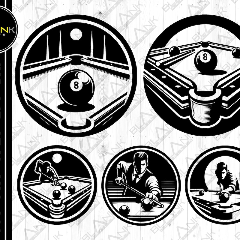 Billiards Svg - Etsy