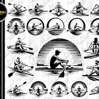 Crew SVG, Rowing SVG, Png, Jpg, Pdf, Crew Rowing Cut File, Cricuit ...