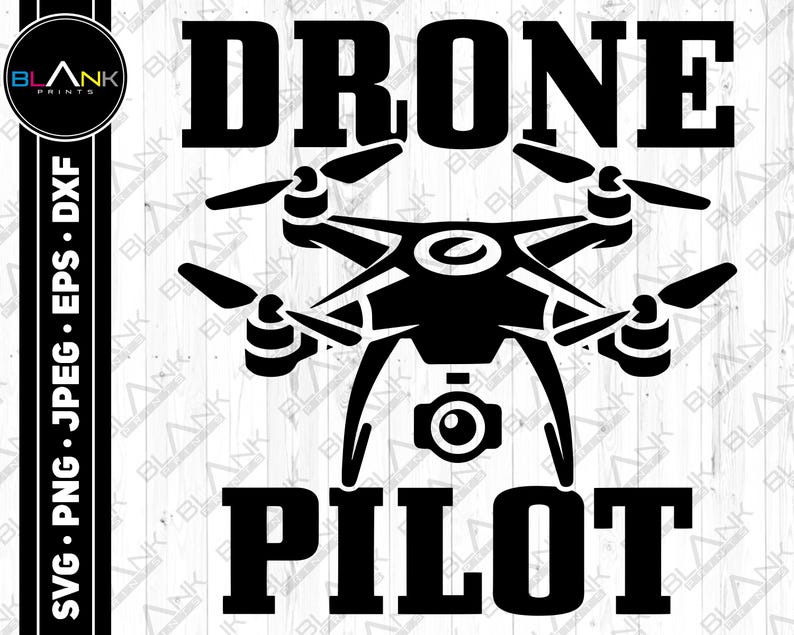 Drone Pilot SVG: Silhouette Clipart, Cricut, Laser Cut (digital ...