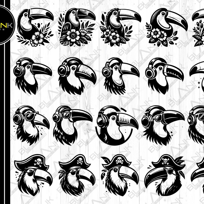 Toucan Svg - Etsy