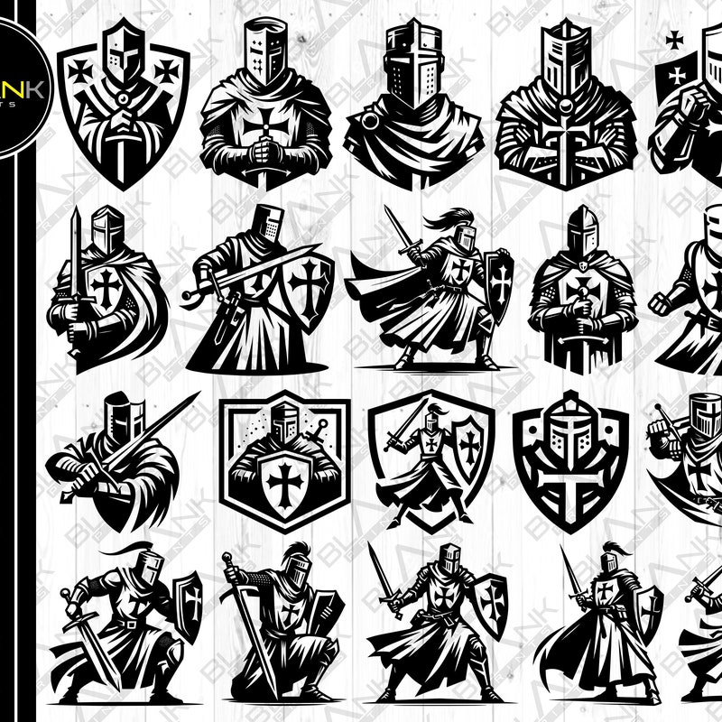 Crusaders Dxf Design - Etsy