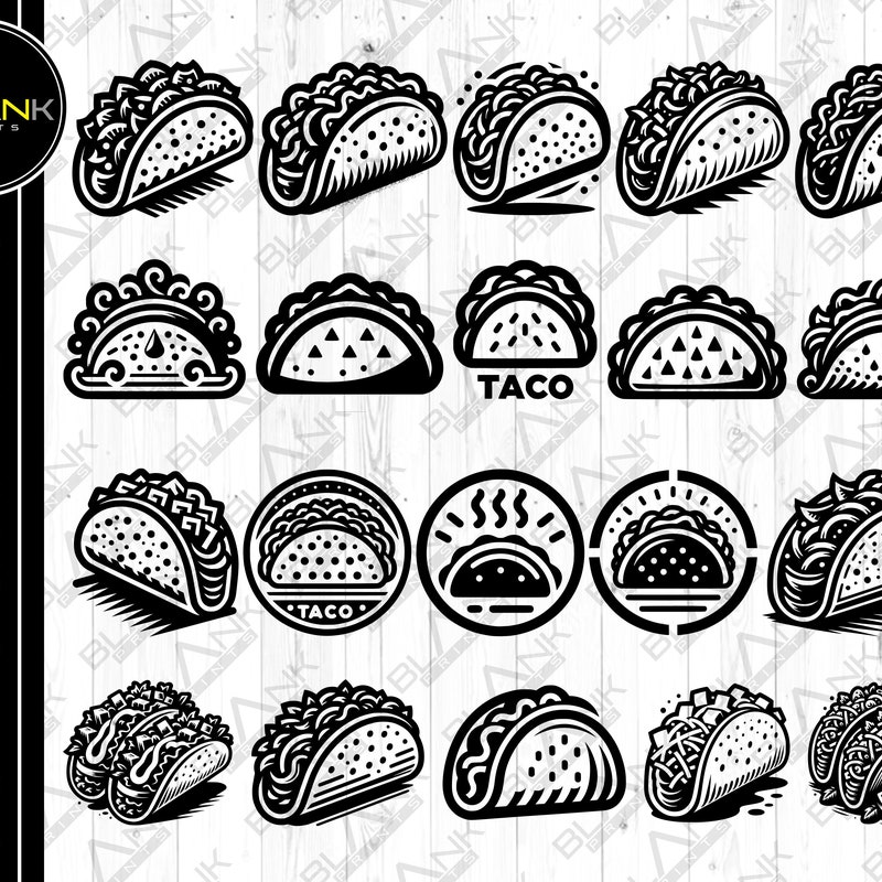 Taco Svg - Etsy