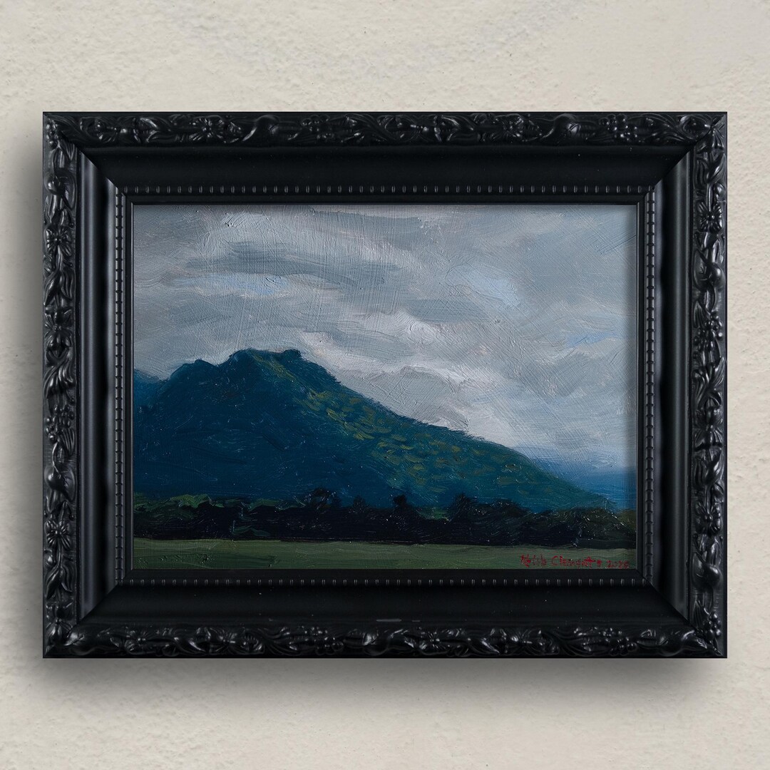 Small Original Landscape Oil Painting - 20x15cm 8x6 Inch - Mountain ...