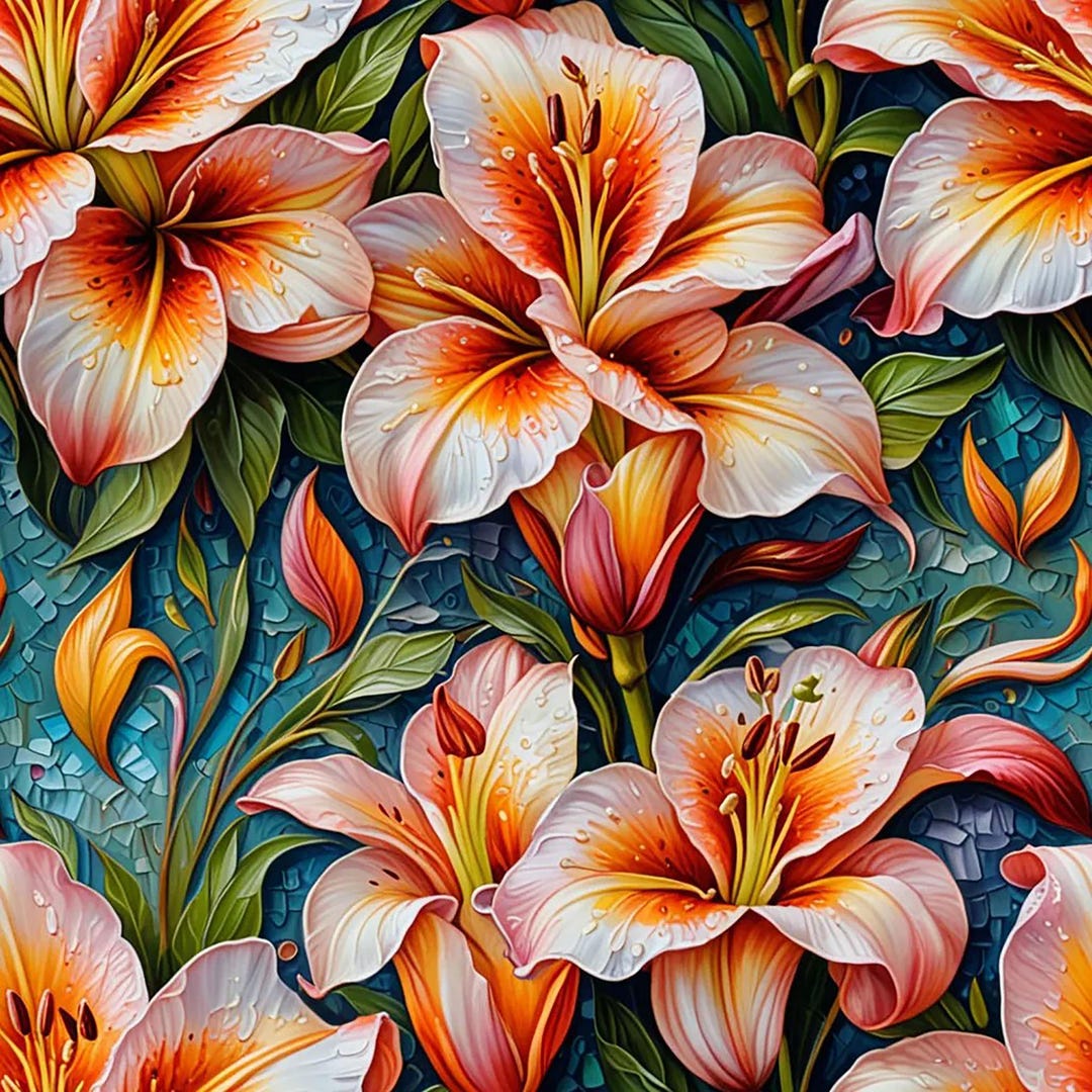 Orchid-themed Seamless Pattern Design - Elegant Floral Background for ...