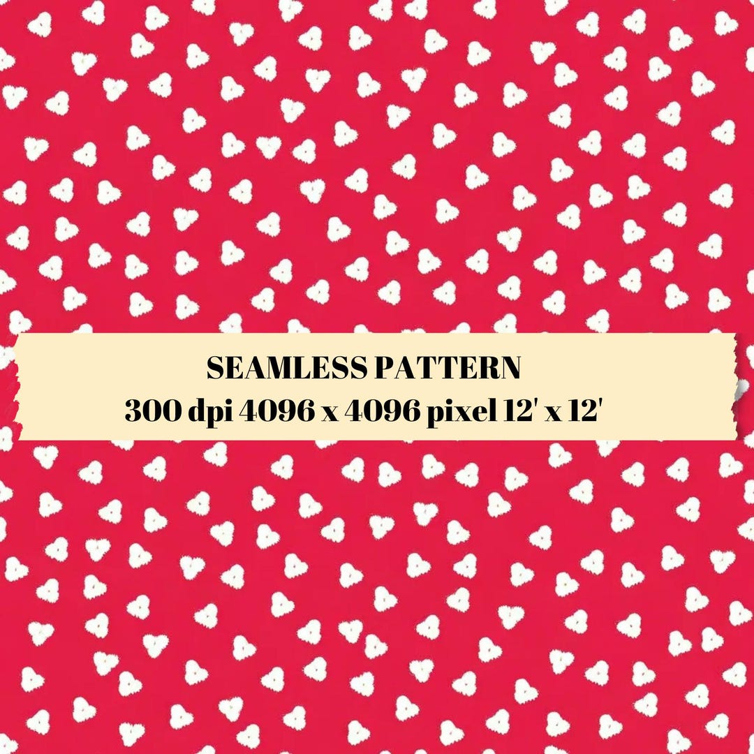 Seamless Valentine’s Day Pattern | Cartoonish One Line Art | Love Icons ...