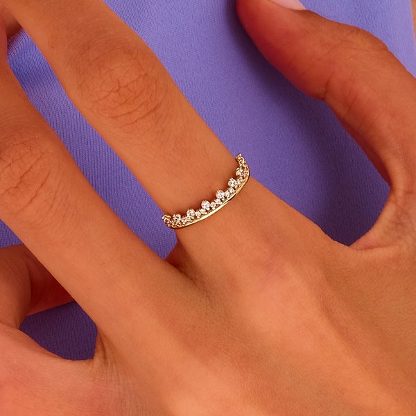 Gold Crown Ring - Etsy