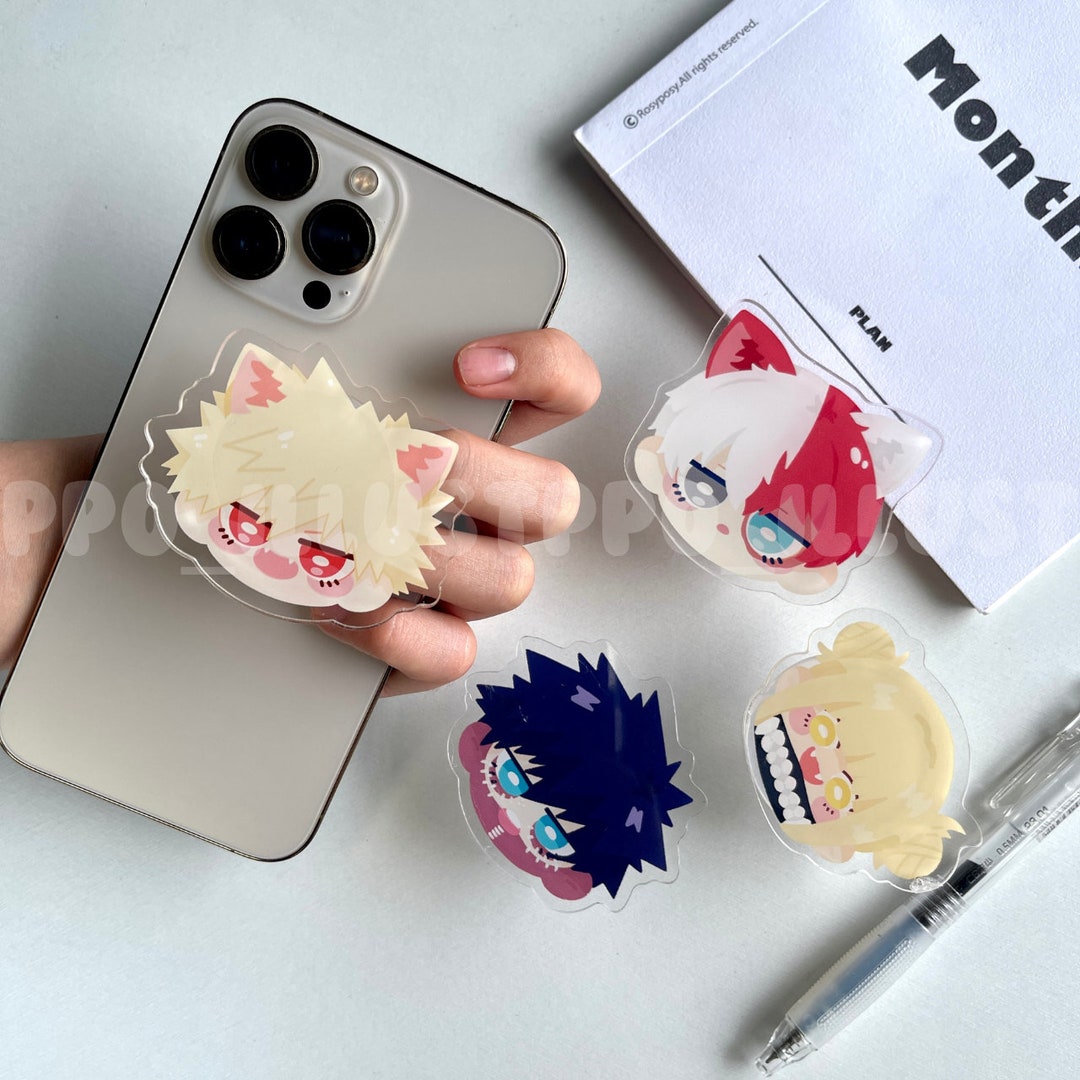 My Hero Academia MHA Acrylic Grips / Griptok Holder - Etsy