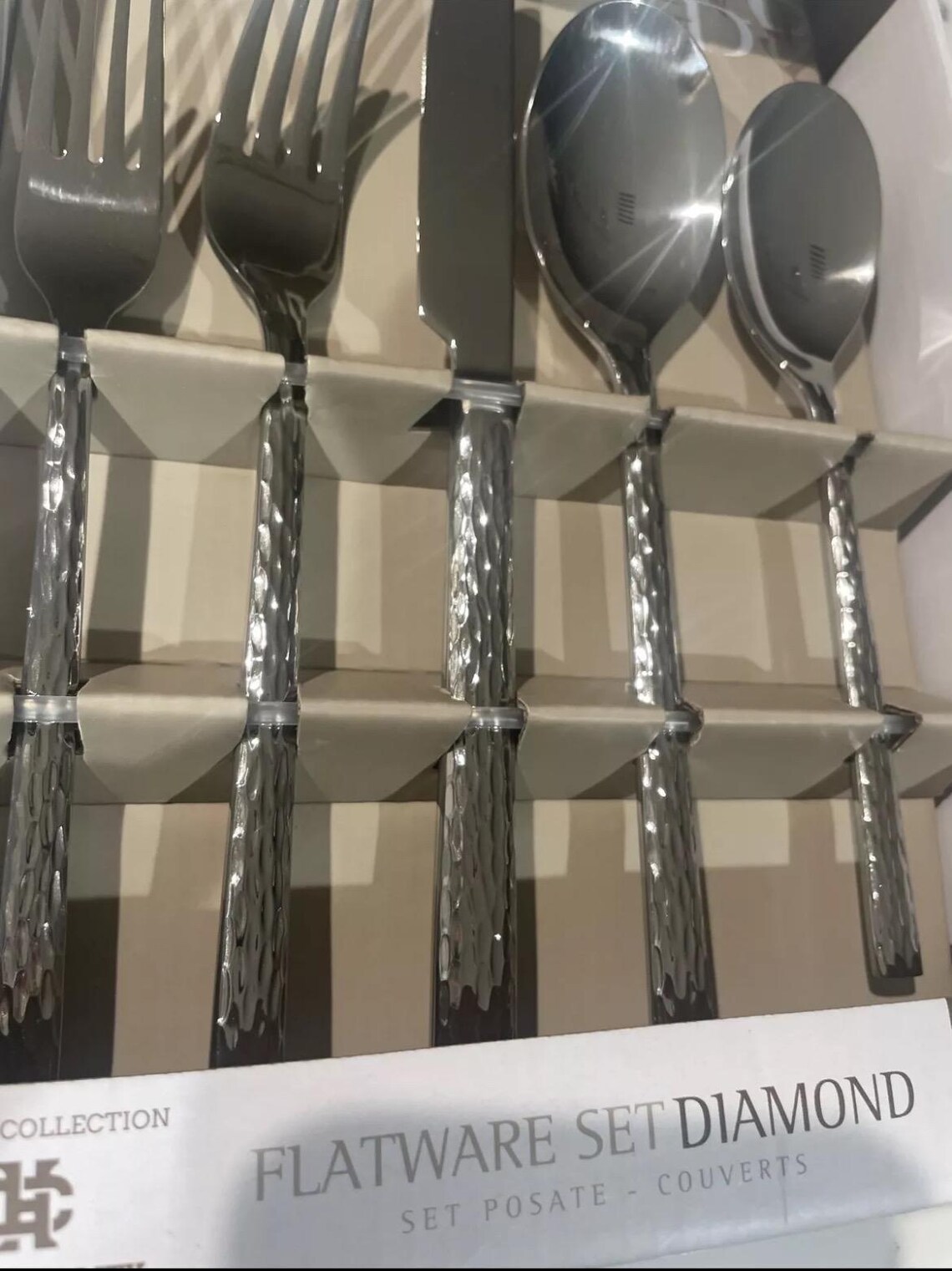 Brandani Diamond Hotel Collection Steel 20 Pc Flatware Set. Brand New ...