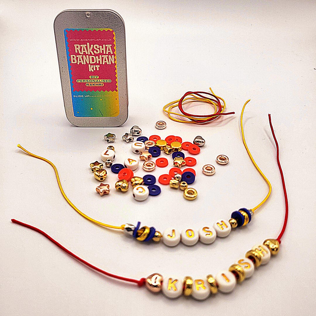 Make Your Own Rakhi Kit | Custom Rakri | DIY Rakhri for Raksha Bandhan ...