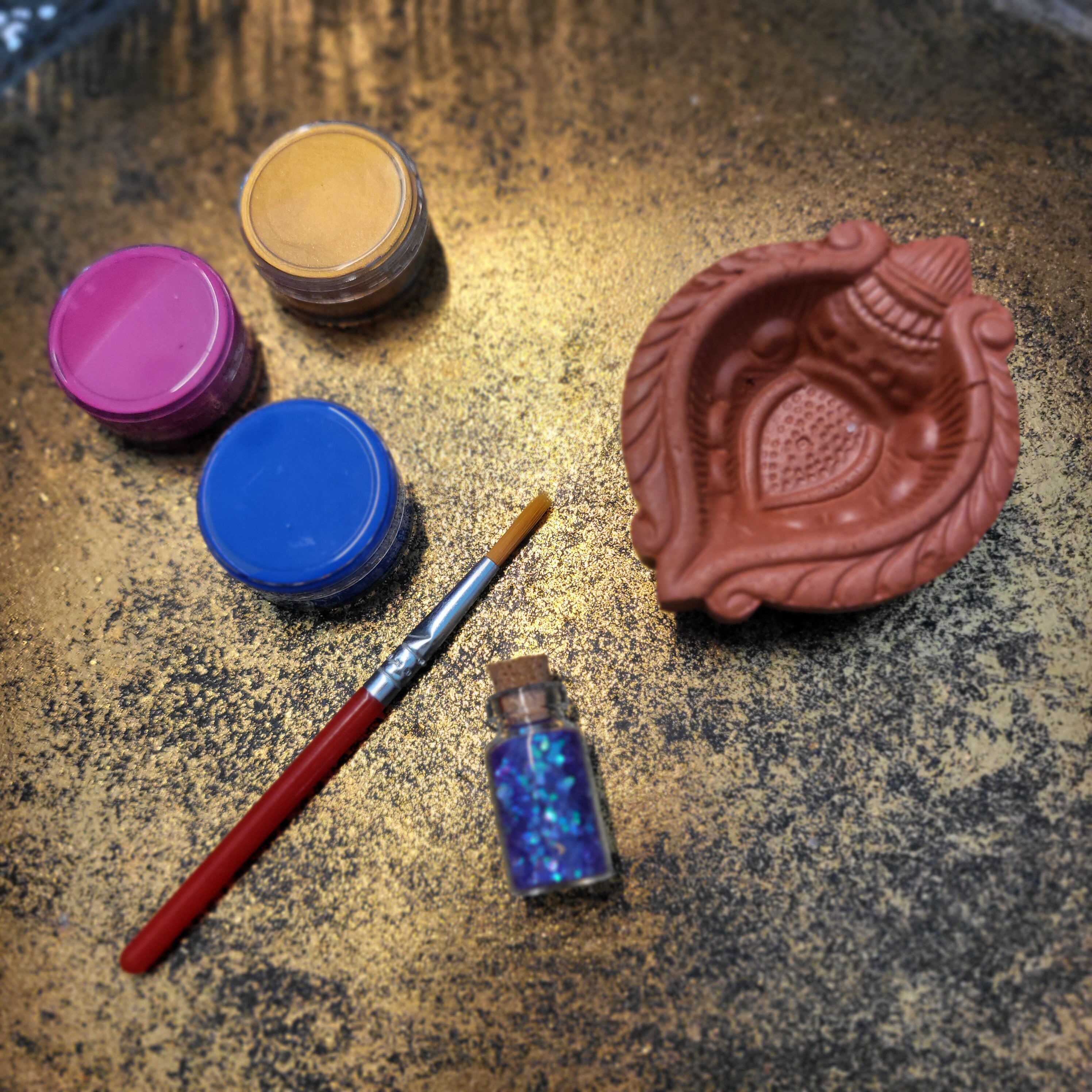 Unique Activity Kit - Personalise and Decorate Your Own Clay Diya ...