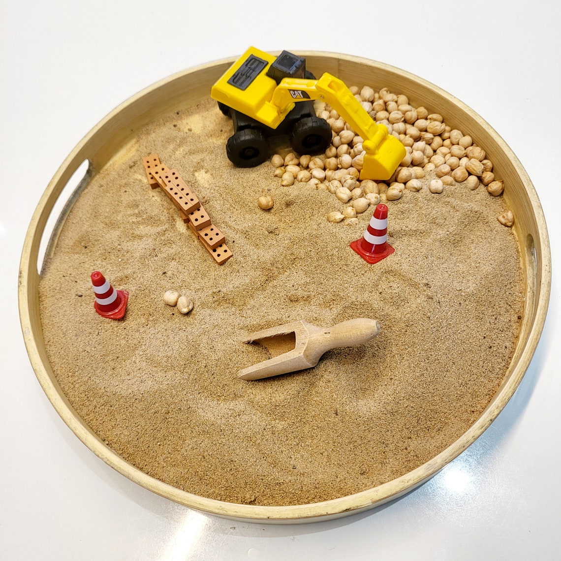 Construction Sensory Kit. Kids Messy Play Activity. Digger Tuff Tray ...