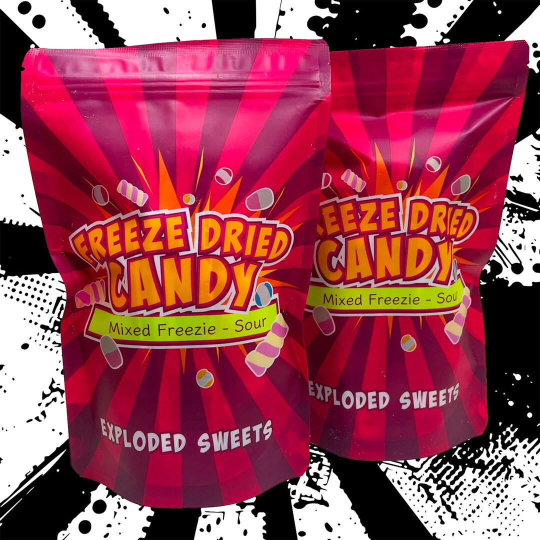 Freezie Bag - Sour | X2 Multibuy | Exploded Sweets | Freeze Dried Candy ...