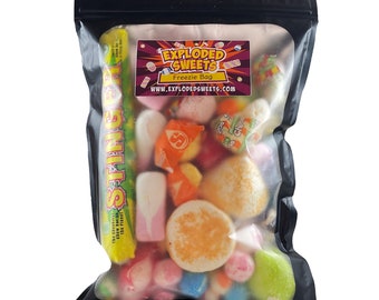 Refreshing Choos Strawberry Exploded Sweets Freeze Dried Candy UK - Etsy UK