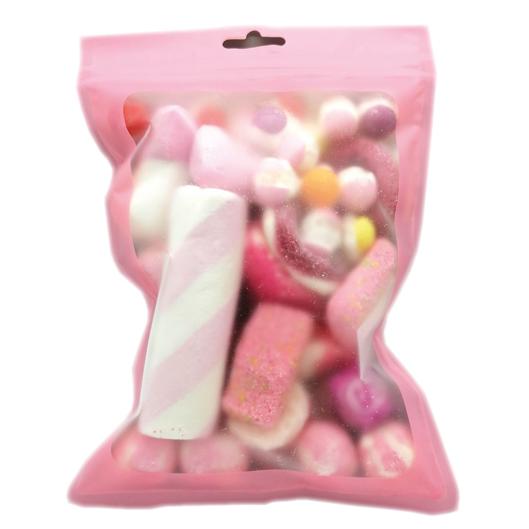 Freeze Dried Candy UK Freezie Pink Mix Bag - Etsy
