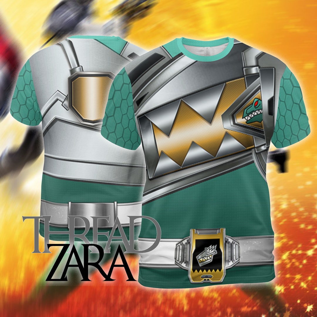 Costume Dino Supper Charge Green Ranger Hoodie Cosplay Ranger - Etsy