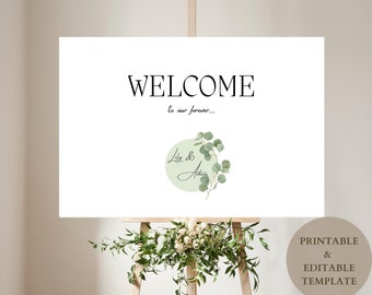 Gem Welcome Sign Printable Blue Gemstone & Jewel Birthday Party Decor ...