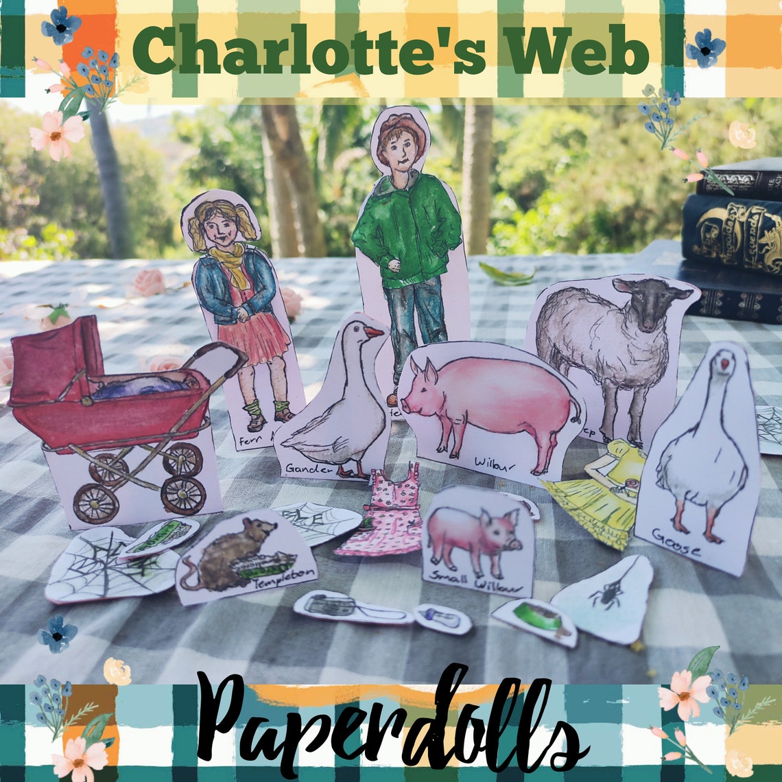 Charlotte's Web Classic Paper Dolls - Etsy