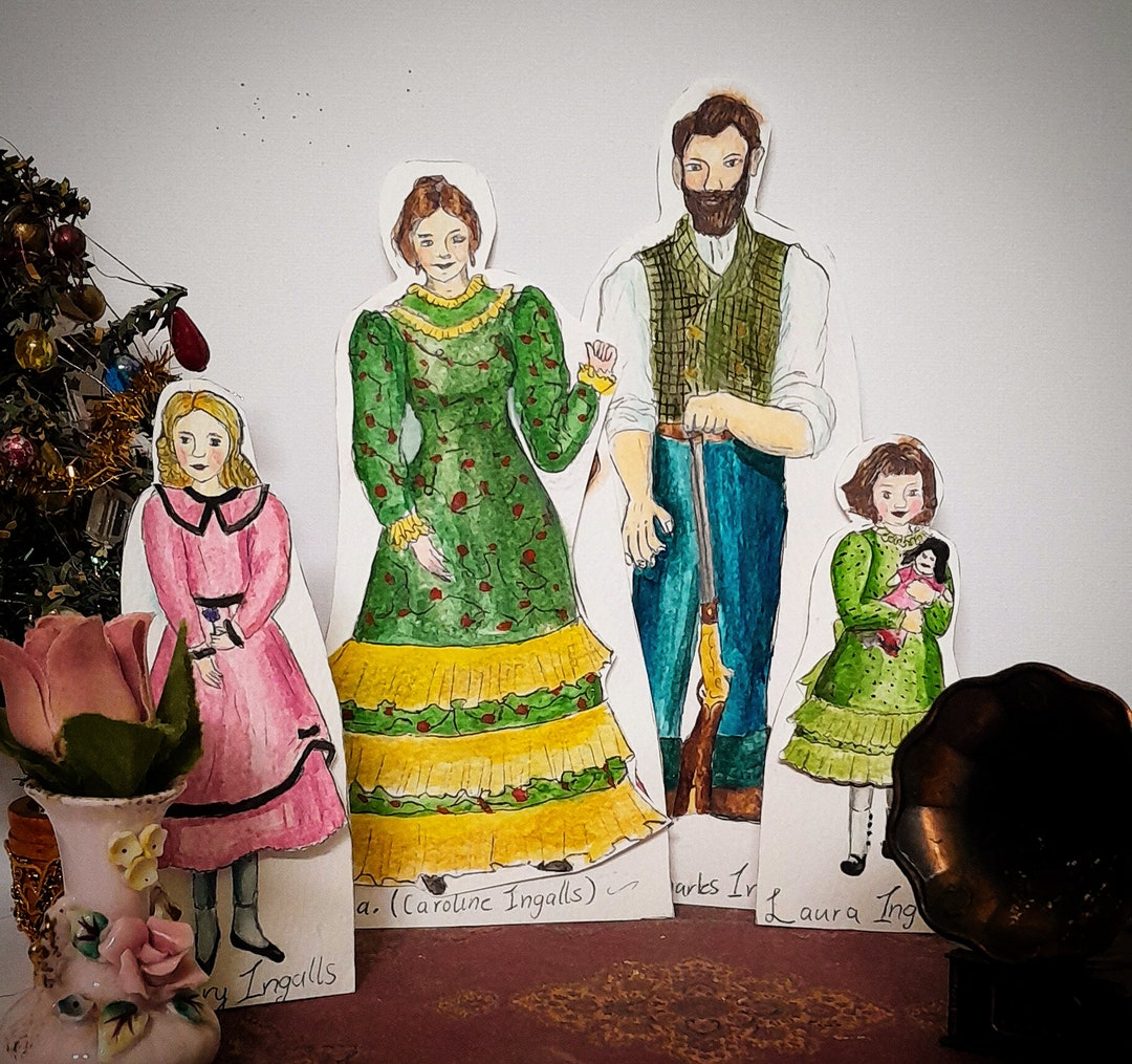 Hand Painted Classic Little House on the Praire Printable - Etsy