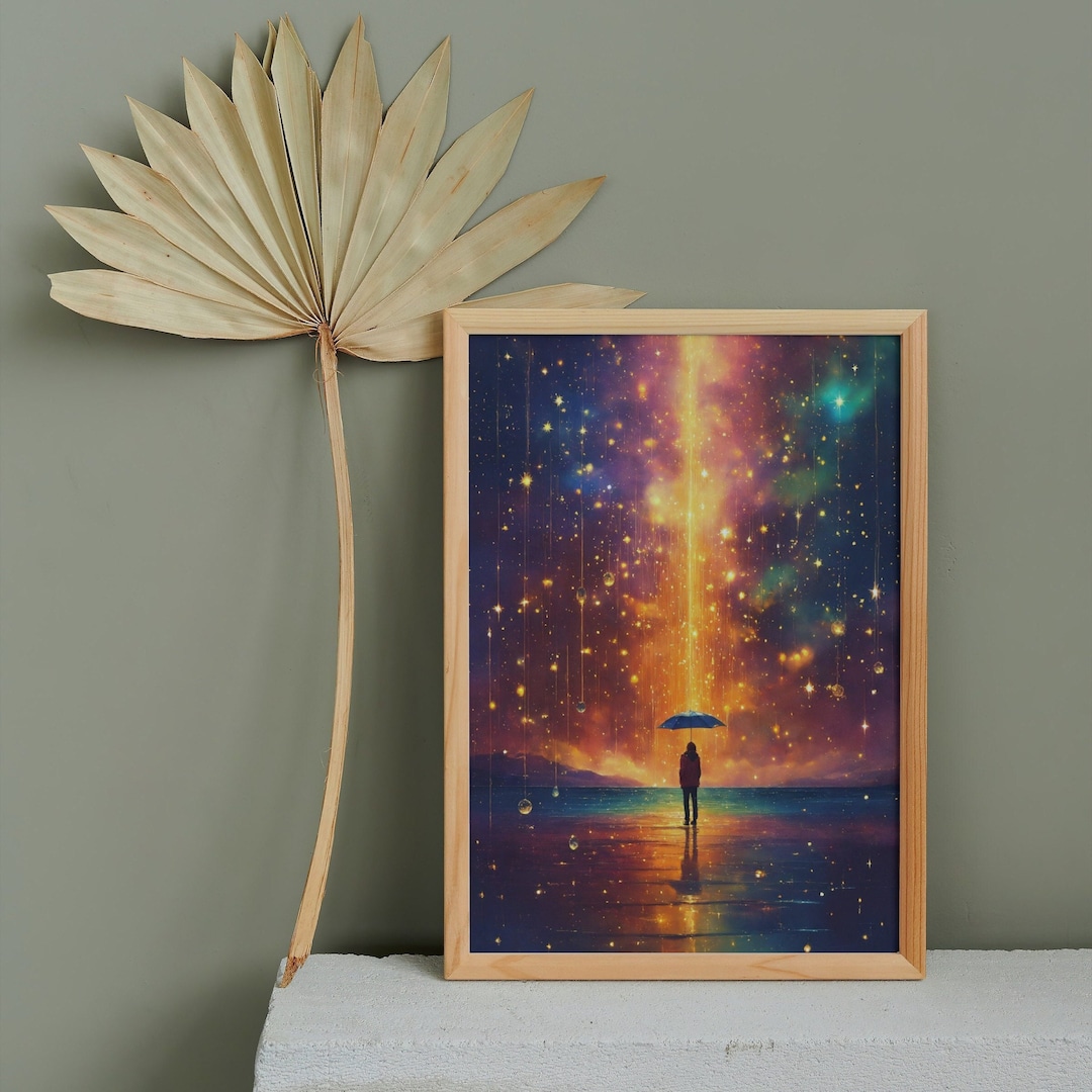 Beautiful Starry Night Sky Wall Art , Digital Downloads, Printables ...
