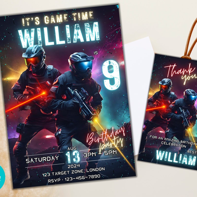 Tag Invitation - Etsy