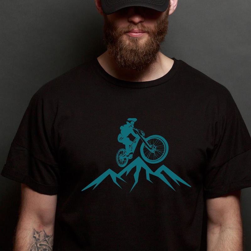 Mountain Bike Tshirt - Etsy