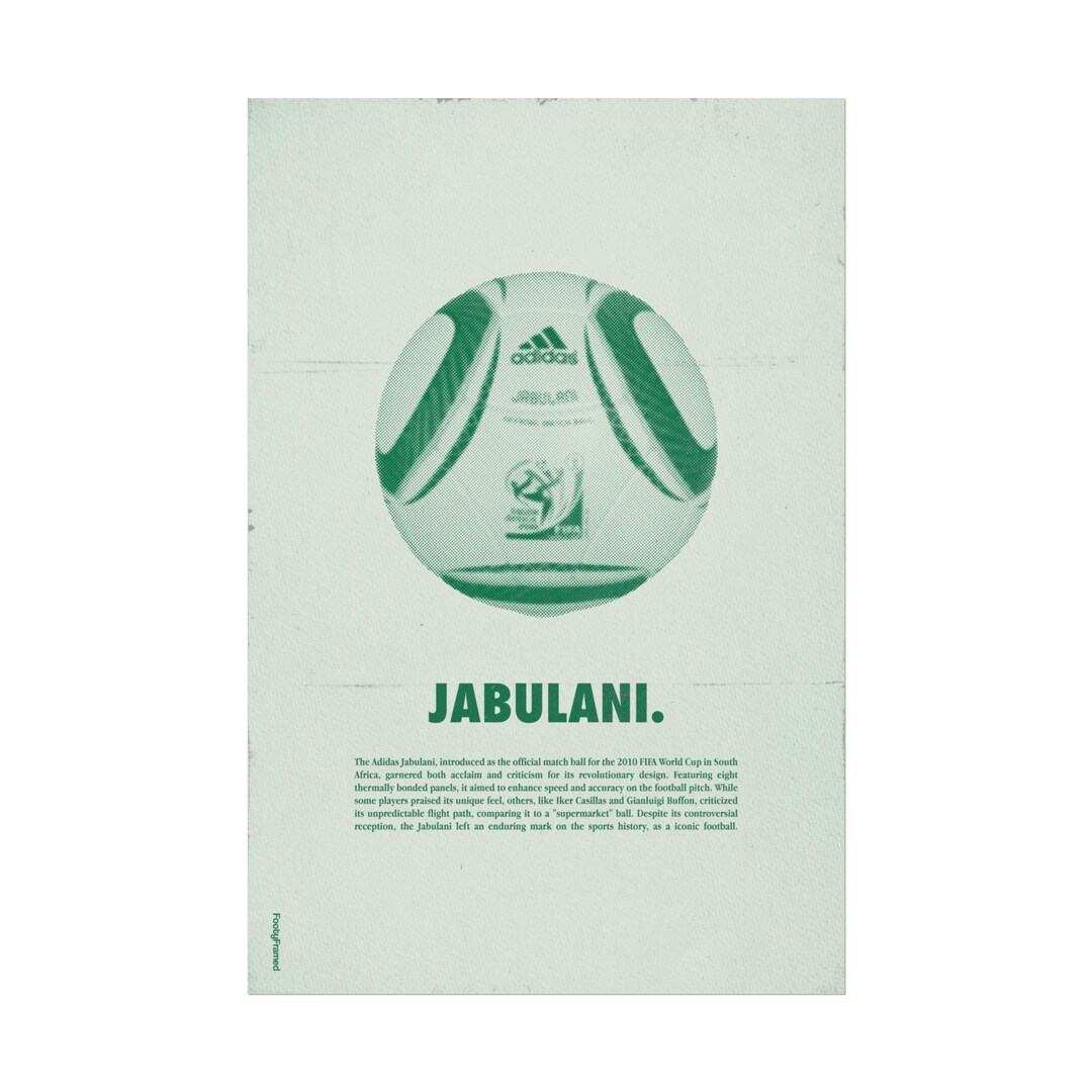 Jabulani Aesthetic Football Poster - Etsy