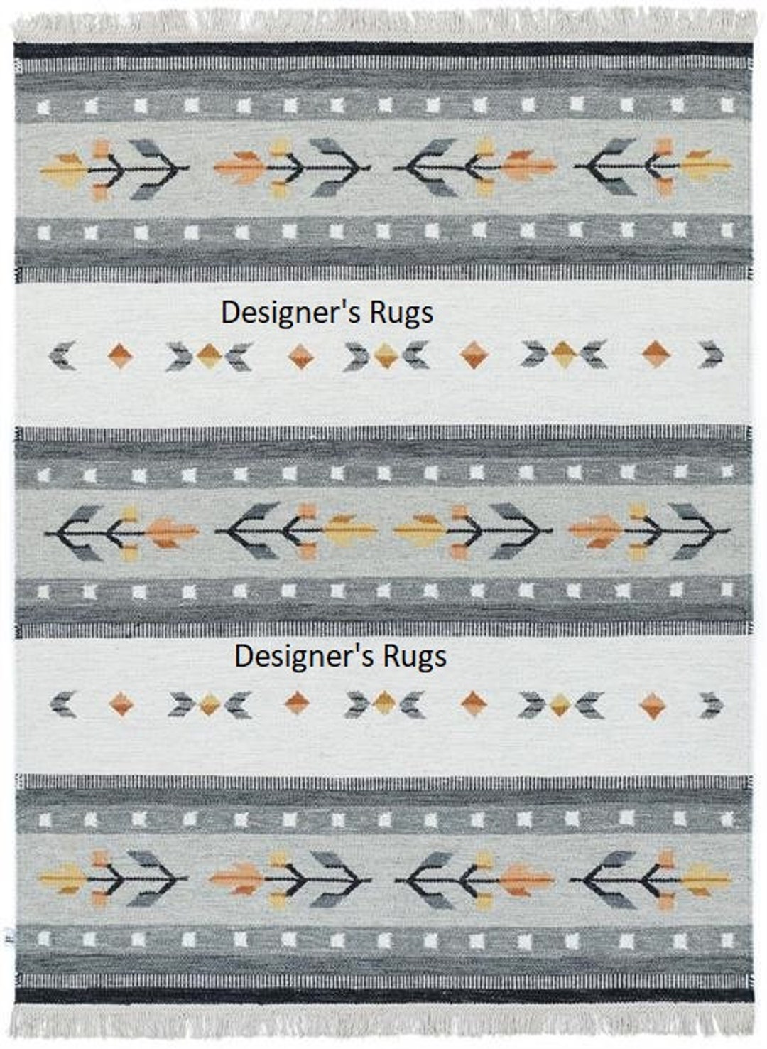 BEXLEY Modern in Soft Grey Color Scandinavian Style Flat Weave Rugs ...