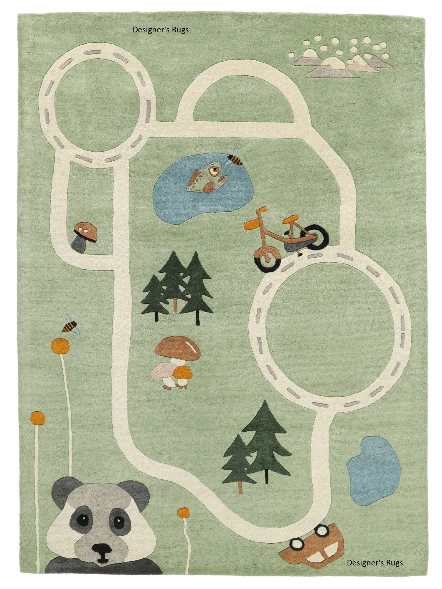 Kids Play Rug, Animal Rugs, Road Rugs, Road Play Rug, Kids Room Décor ...