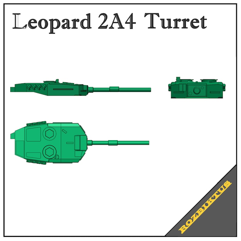 Leopard 2A4 3D Model STL File - Etsy