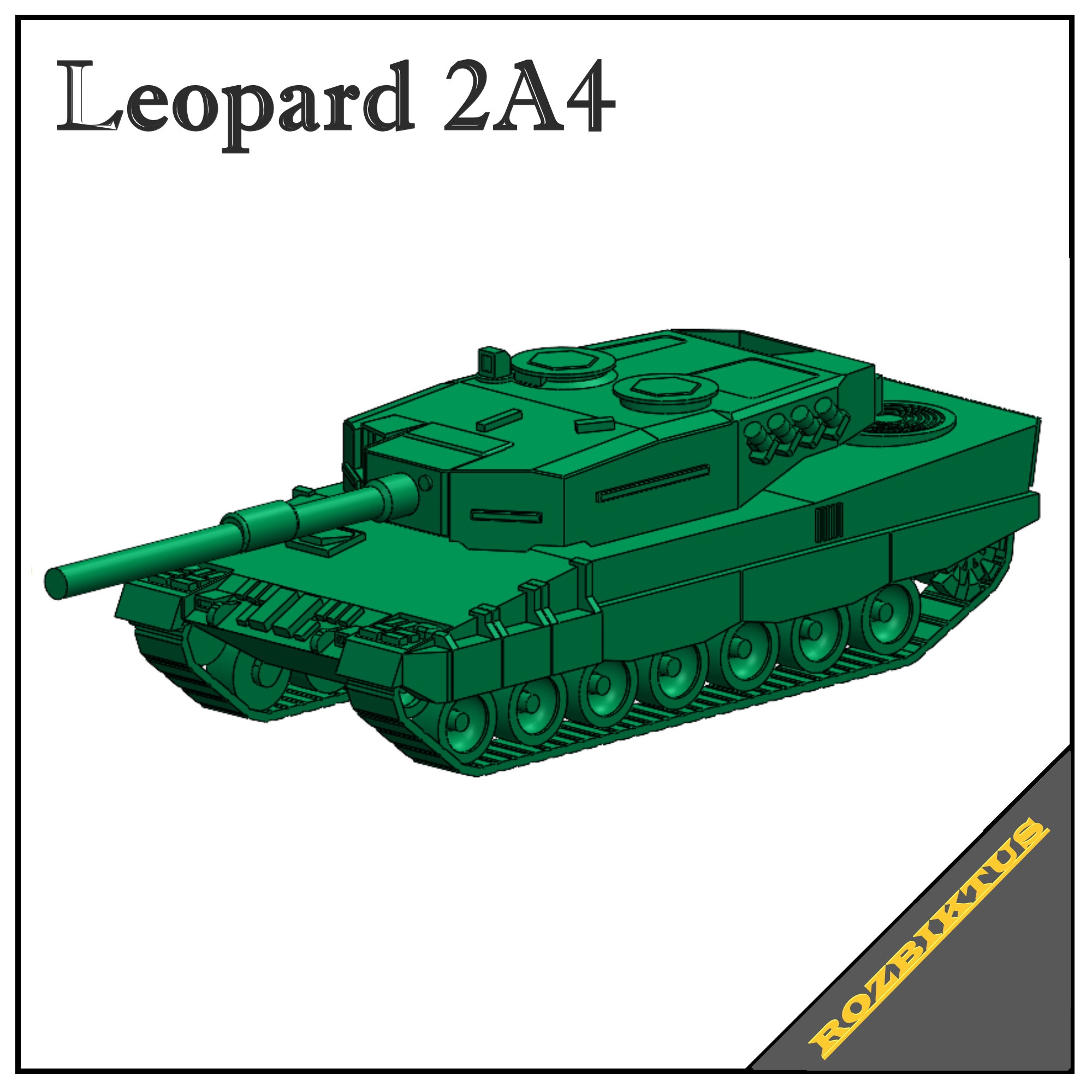 Leopard 2A4 3D Model STL File - Etsy