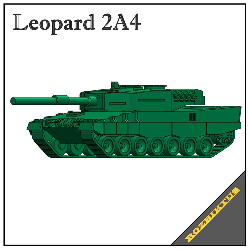 Leopard 2A4 3D Model STL File - Etsy