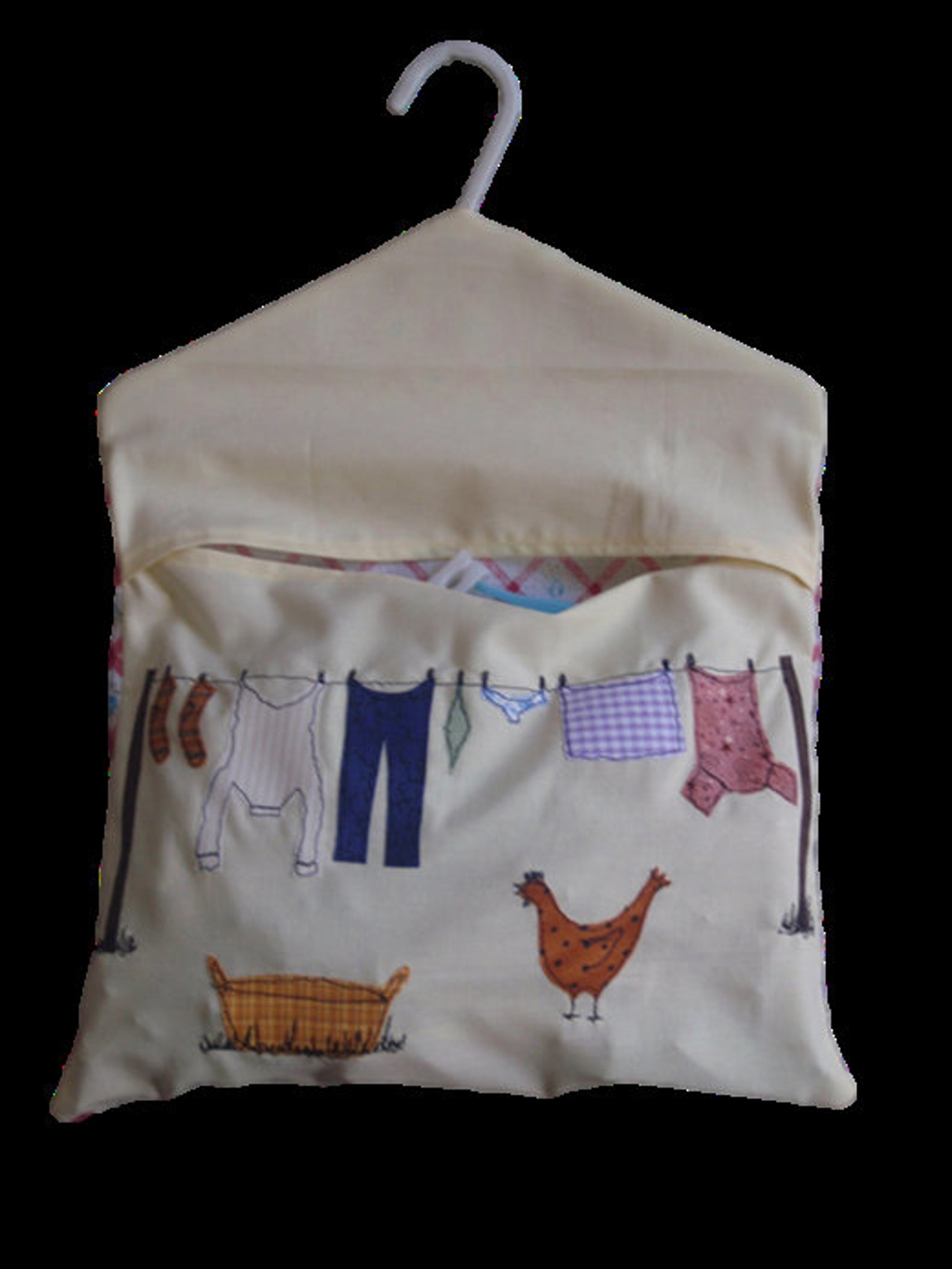 Sunny Day Peg Bag Sewing Pattern (using Machine Free Embroidery) - Etsy UK