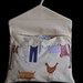 Sunny Day Peg Bag Sewing Pattern (using Machine Free Embroidery) - Etsy UK