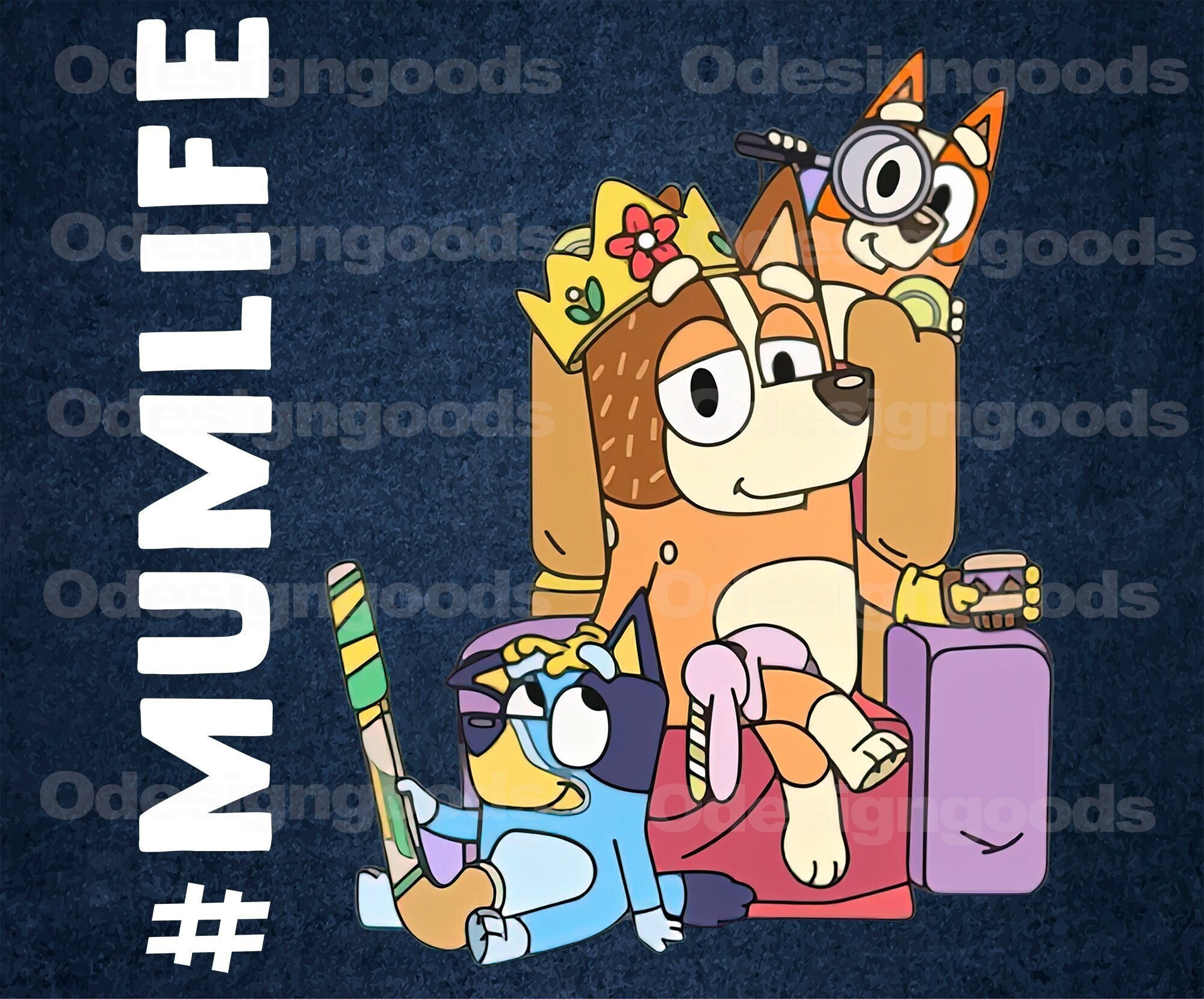 Bluey Mum Life Png Bluey Mom Life Png Bluey Mother Png - Etsy New Zealand