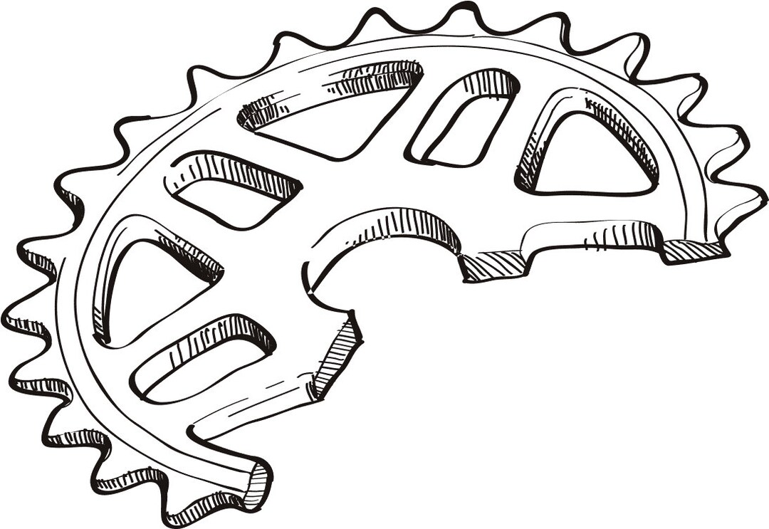 Bmx Sprocket Clip Art - Etsy