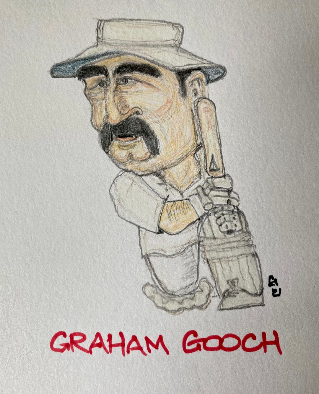 Graham Gooch Caricature - Etsy
