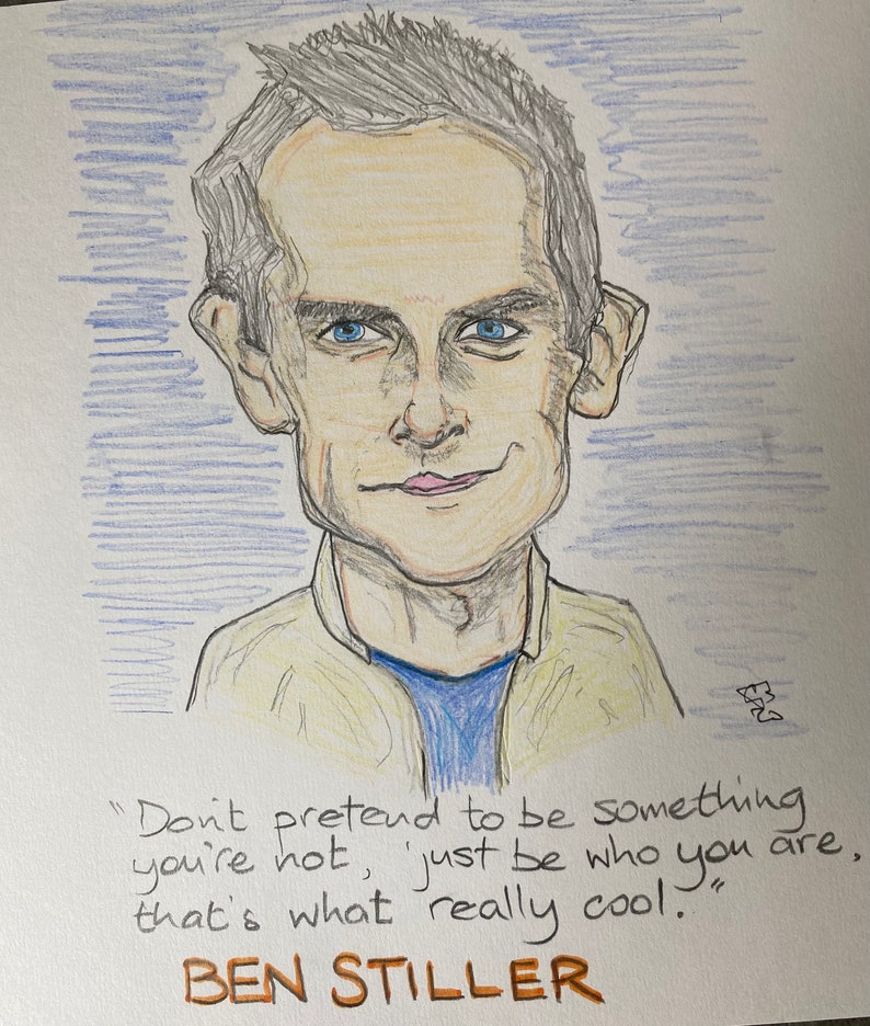 Ben Stiller Caricature - Etsy
