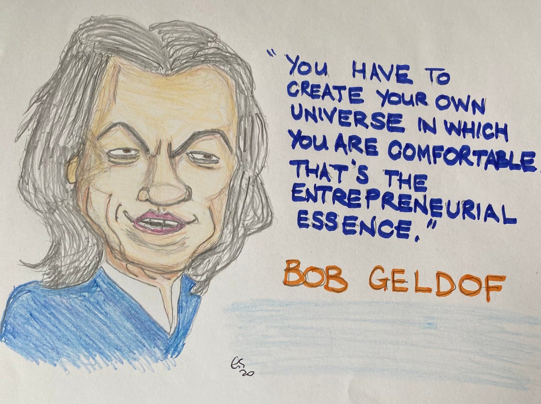 Bob Geldof Caricature - Etsy