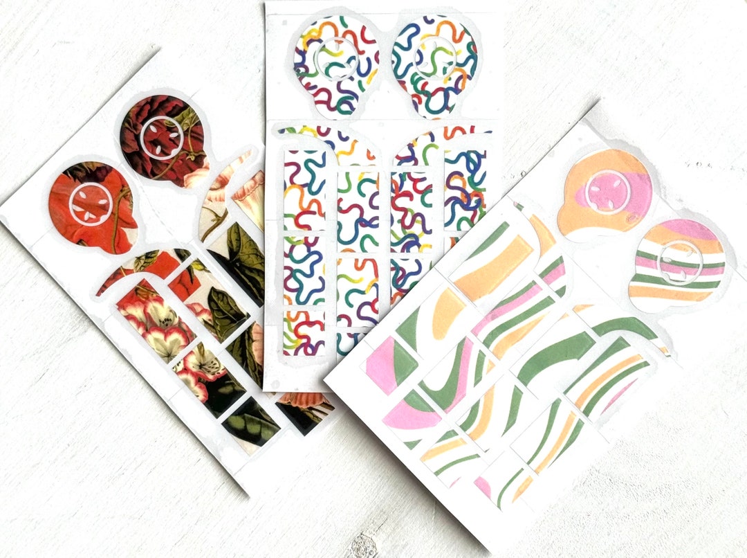 Cochlear Implant Sticker Set | Nucleus 7, Rust Flowers, Confetti ...