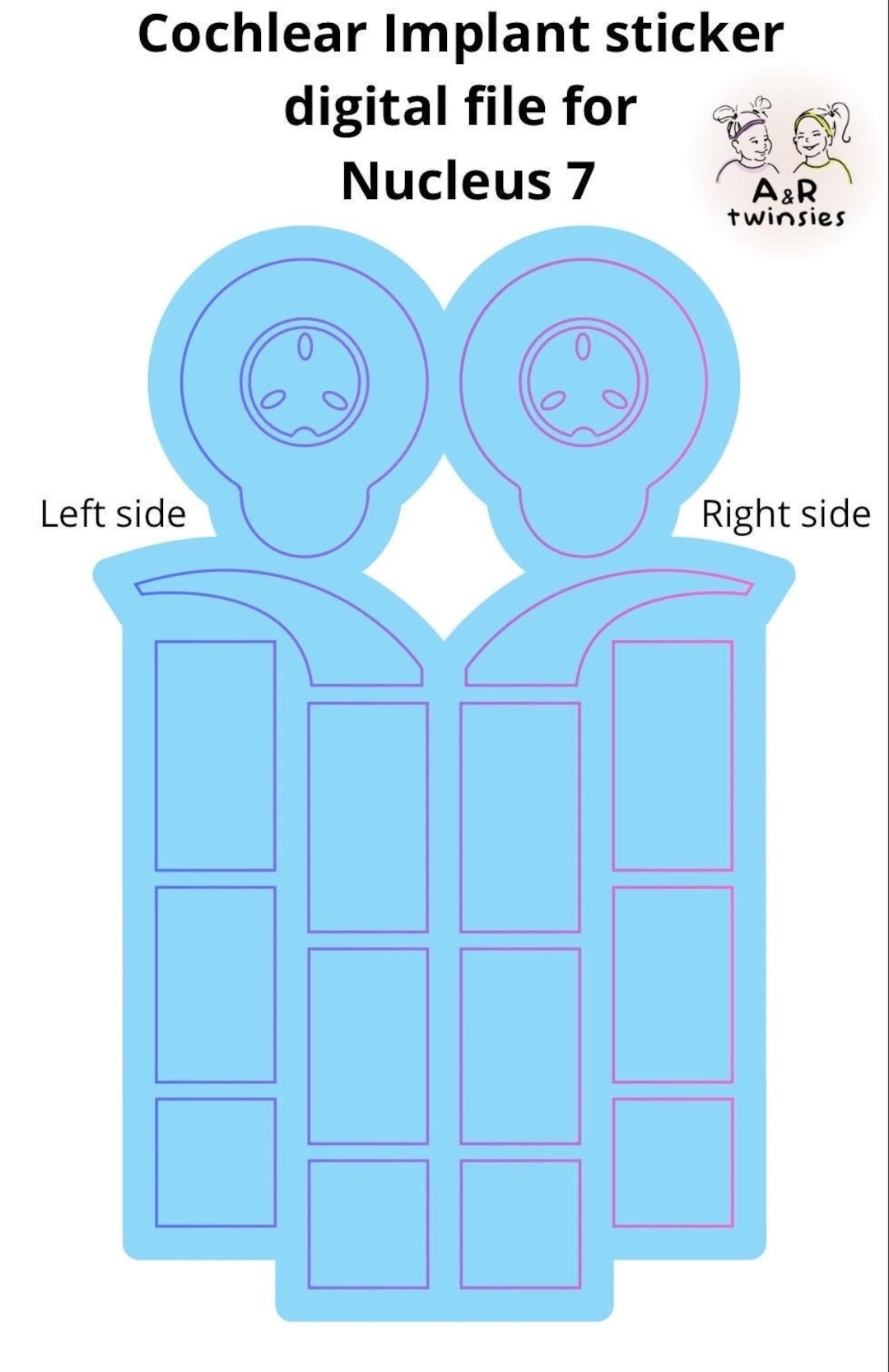 Cochlear Nucleus 7 Sticker PDF Digital File - Etsy