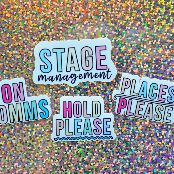 Theatre Stickers - Etsy