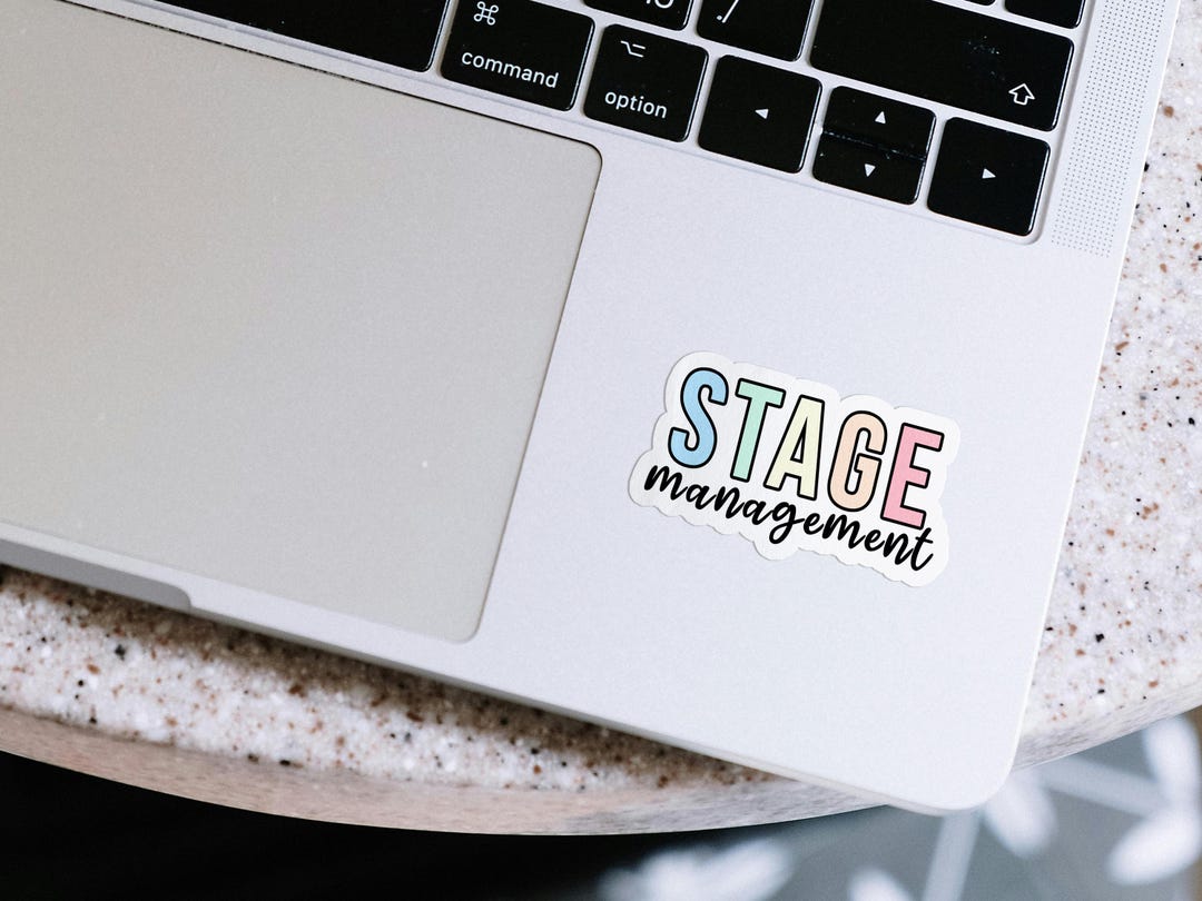 Stage Management Glossy Sticker | Theatre Stickers - Etsy
