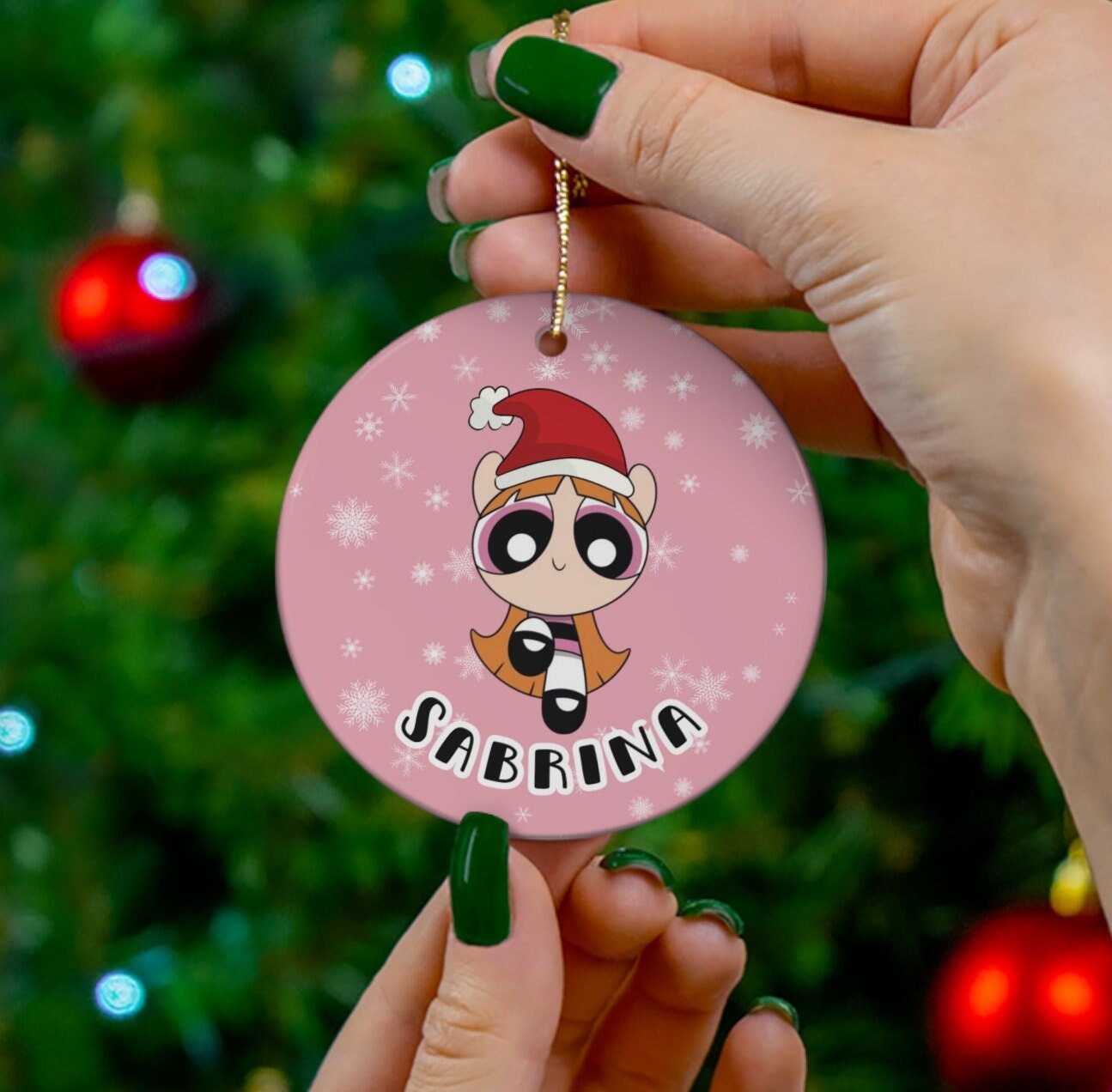 Powerpuff Girls Personalized Ceramic Ornament, Christmas Ornament, Tree ...