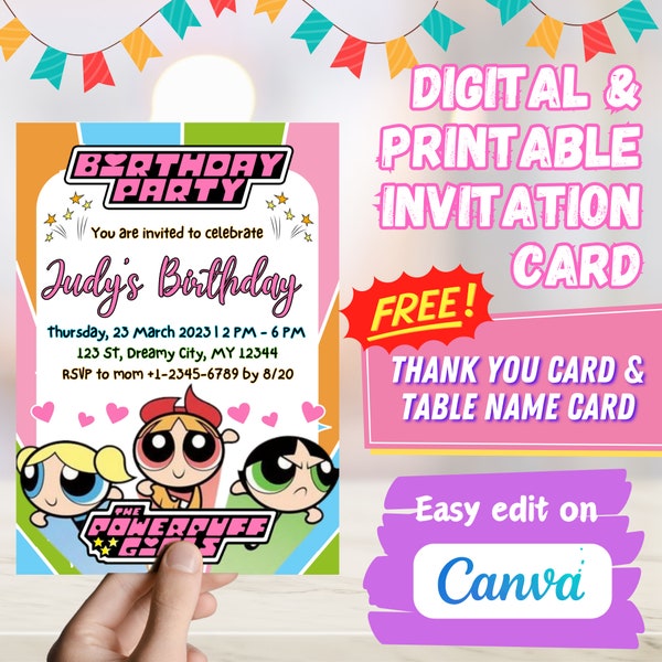 Powerpuff Girls Birthday - Etsy
