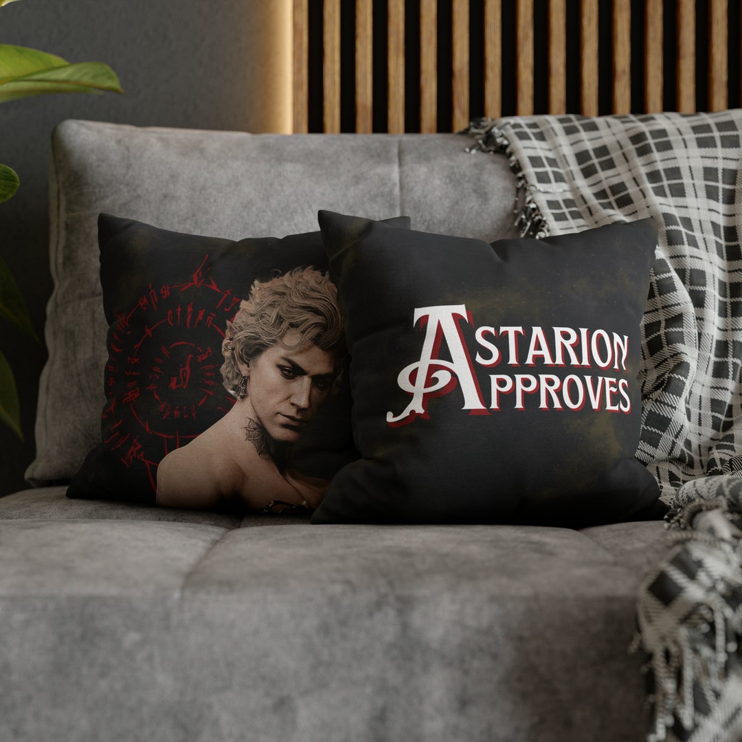 Astarion Pillow, Astarion Baldur's Gate 3, Astarion Gift, Astarion ...